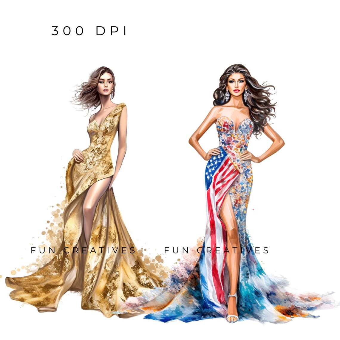 Pageant Clip Art, High-quality Pageant Prom Dress Clip Art – Elegant ...