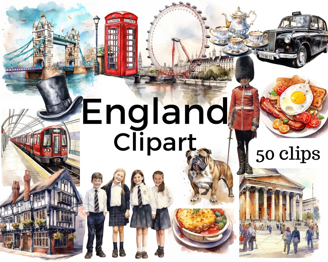 England Clipart, English Clipart, English Illustrations, British ...
