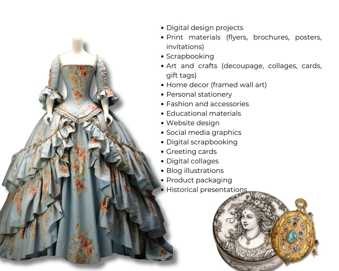 Marie Antoinette Clipart, Marie Antoinette Illustrations, French Queen ...