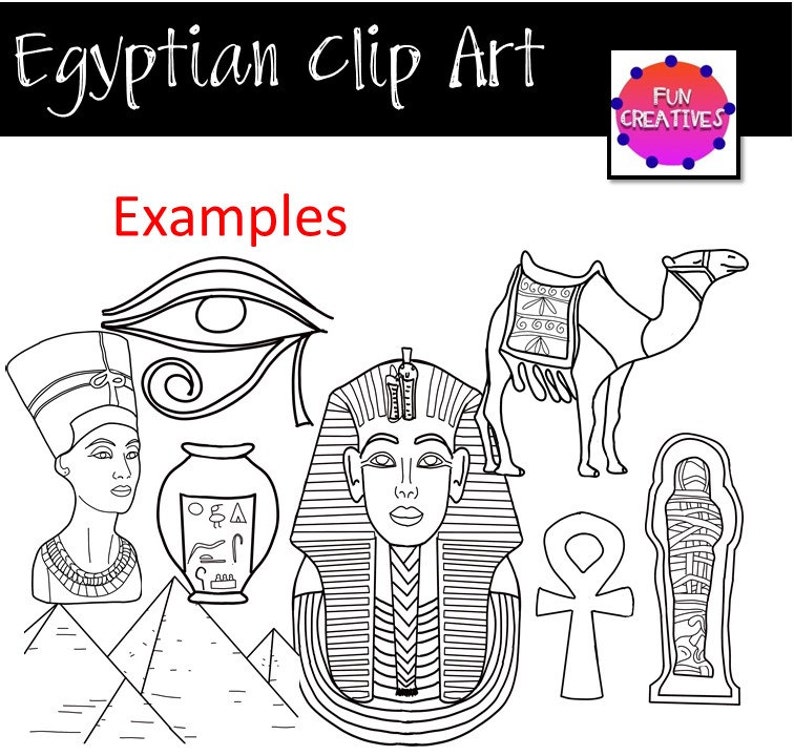 Ancient Egyptian Clip Art - Etsy