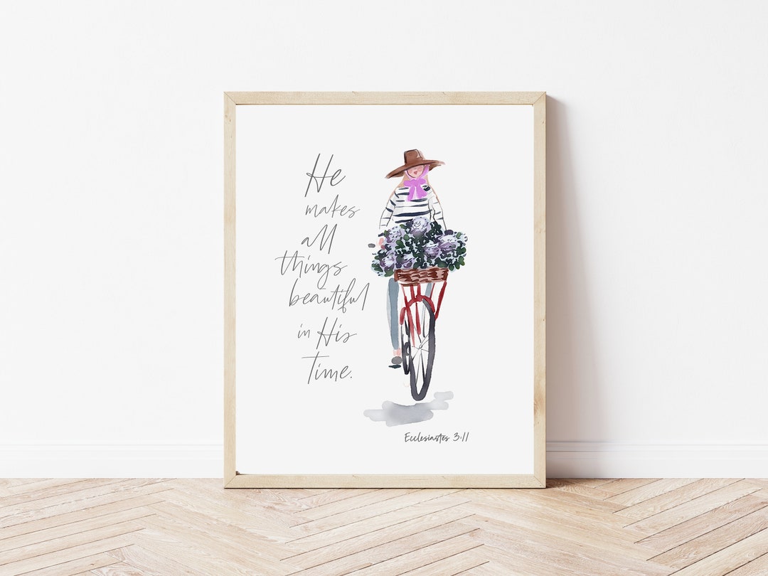 Christian Wall Art, Scripture Art, Bible Journaling, Bible Art, He ...