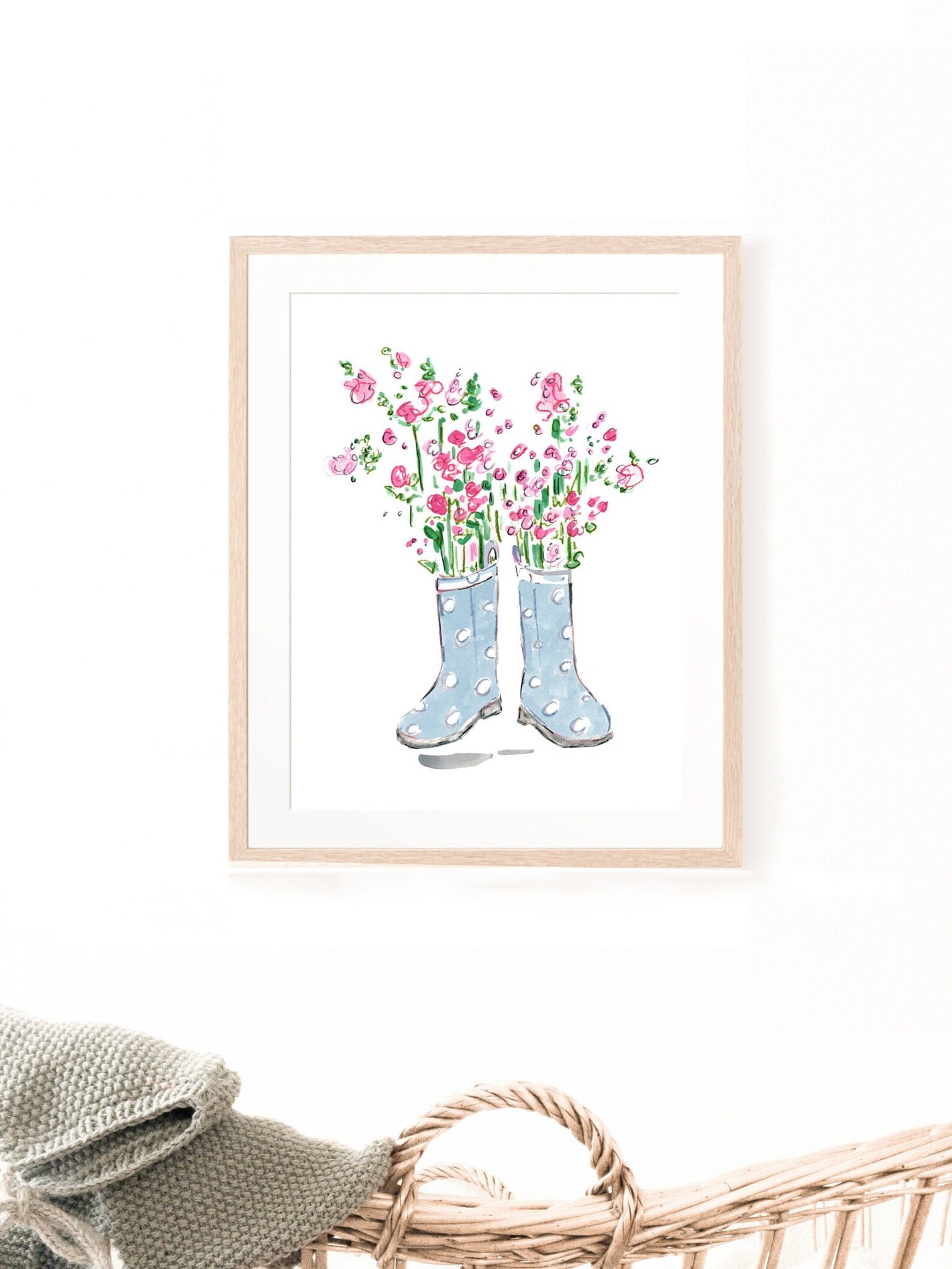 Wellies Sketch, Wellies Art Print, Mudroom, Baby Boy Nursery, Baby Boy ...