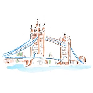 London Clip Art Collection, Watercolor Clip Art, Travel Clip Art ...