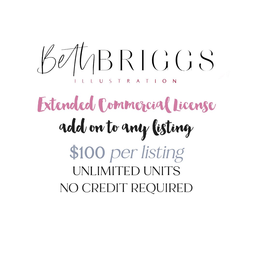 Extended Commercial License for Business Owners, Unlimited Quantity, No ...