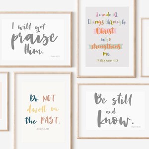 Philippians 4 13 Wall Art, Scripture Art, Bible Journaling, Bible Art ...