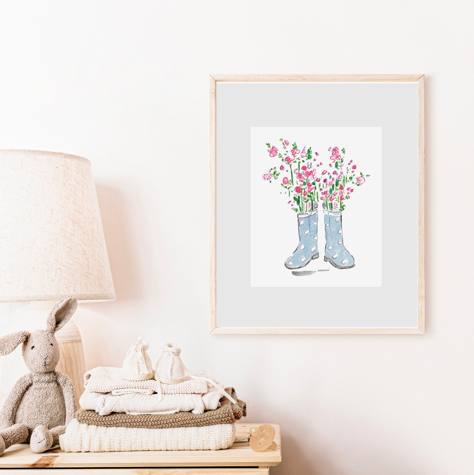 Wellies Sketch, Wellies Art Print, Mudroom, Baby Boy Nursery, Baby Boy ...