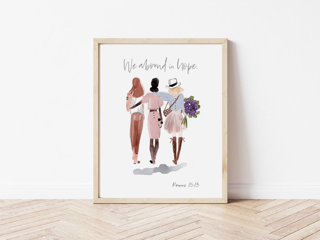 Romans Wall Art, Christian Wall Art, Scripture Art, Bible Journaling ...