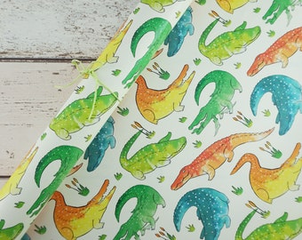 Alligator Wrapping Paper - Etsy