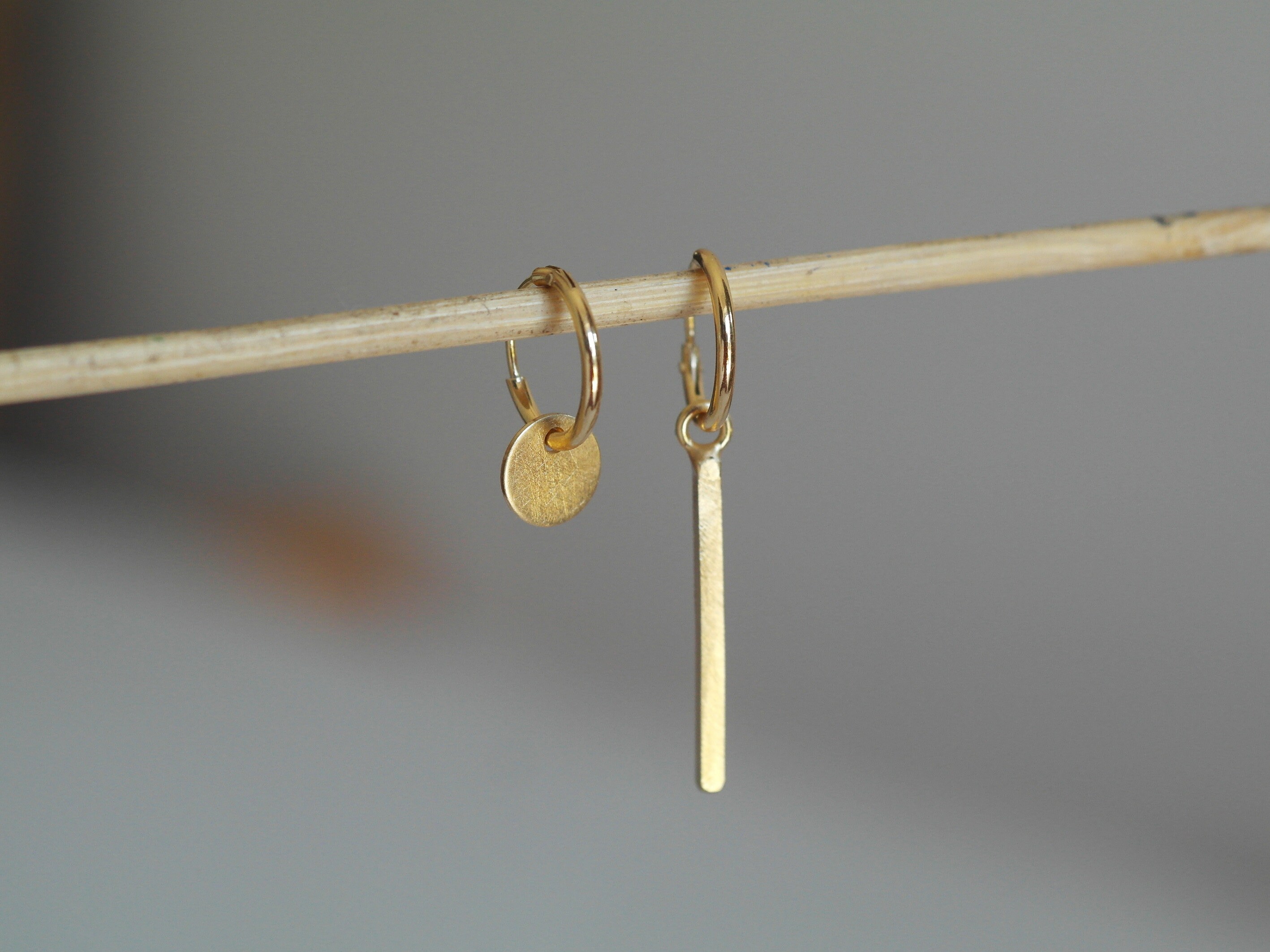 Small Silver Hoops Sleeper Hoops Sterling Silver Earrings | Etsy