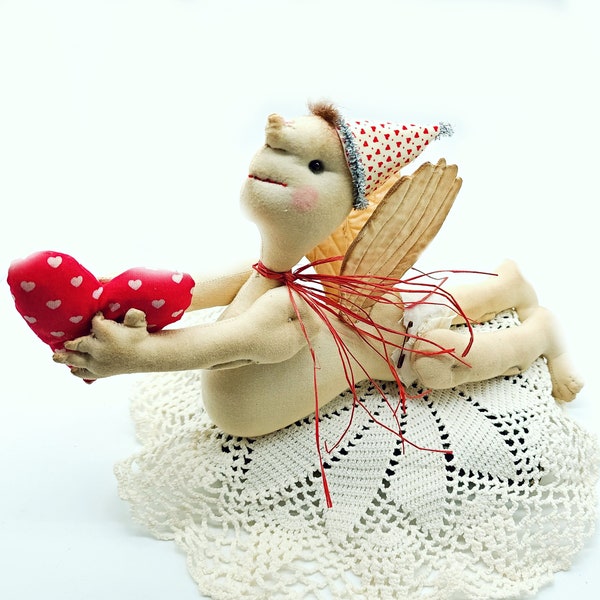 Primitive Valentine Doll - Etsy