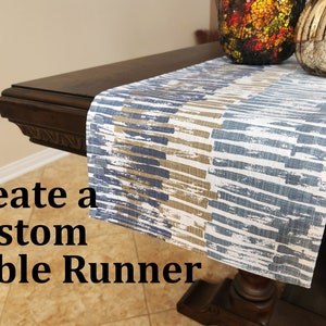 Custom Table Runner Custom Size Table Centerpiece Fabric - Etsy