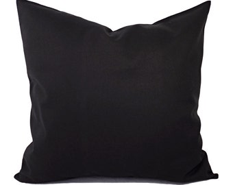 Black lumbar pillow | Etsy