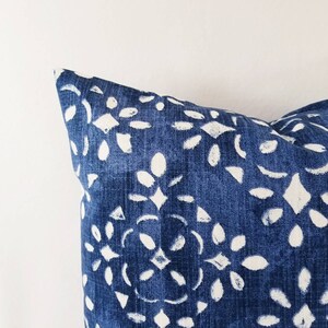 Two Damask Pillow Covers - Blue Throw Pillow Covers - Custom Pillow ...