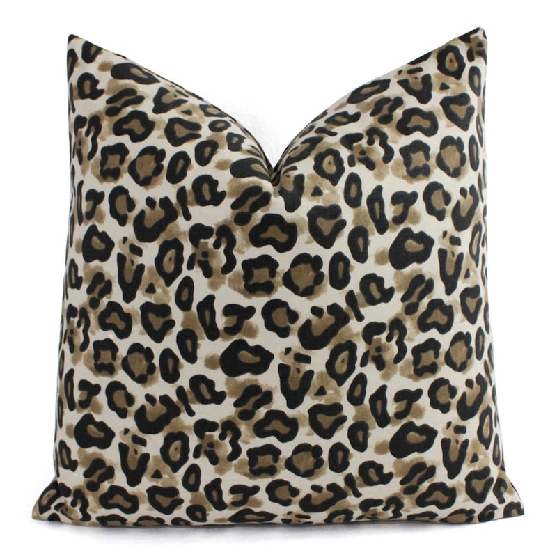 Leopard Bolster Pillow - Etsy