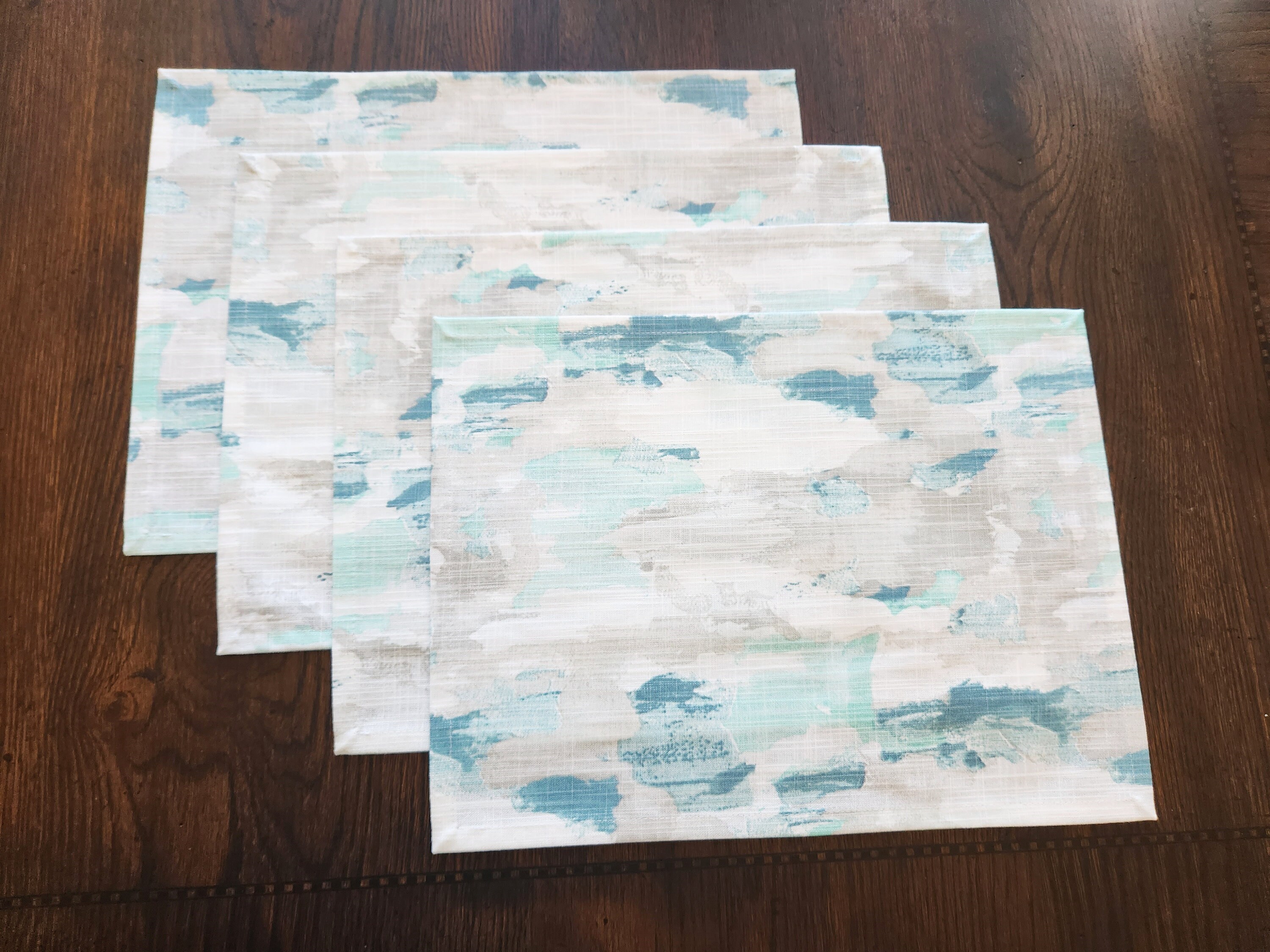 One Custom Placemat, Custom Size Place Mat, Fabric Placemat, Holiday ...