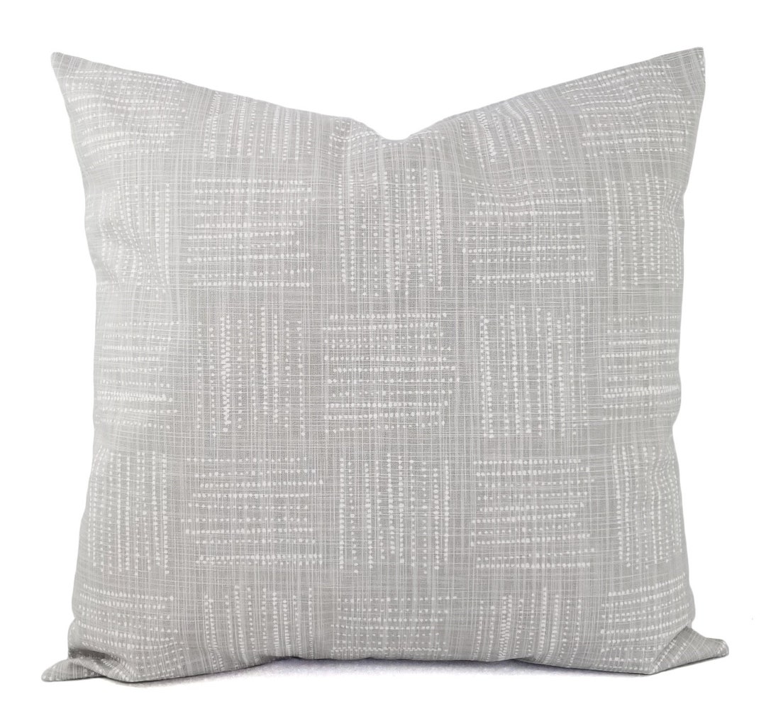 Two Warm Grey Pillows - Grey Pillow Covers - Grey Throw Pillows - Grey ...