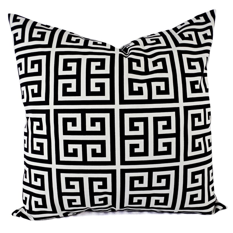 Greek Key Pillow - Etsy