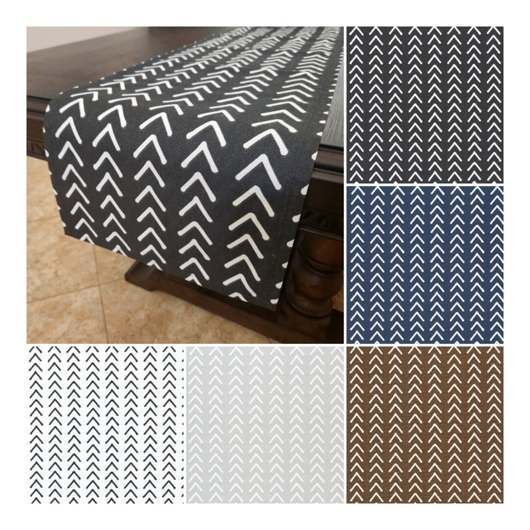 Boho Table Runner, Custom Size Table Centerpiece, Fabric Table Runner ...