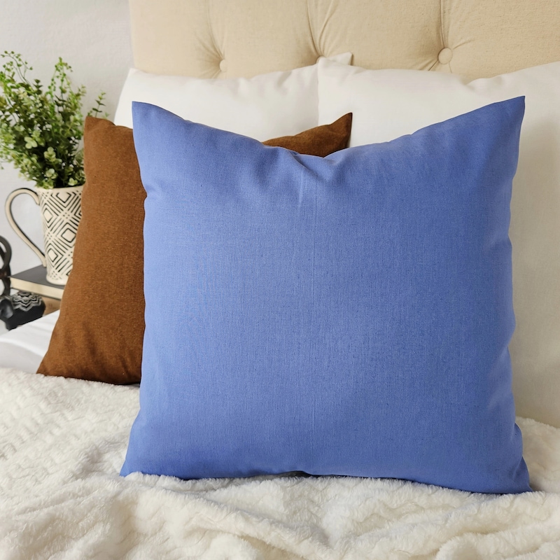 Blue Decorative Pillows - Etsy