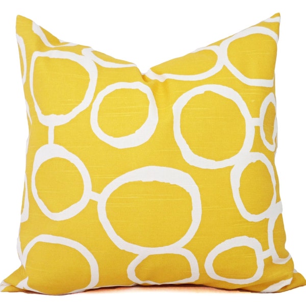 Yellow Decorative Pillows - Etsy