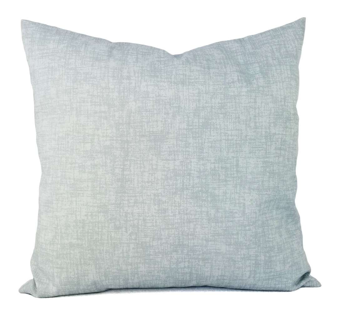 Two OUTDOOR Pillow Cover, Solid Blue Pillows, Blue Patio Pillows, Blue ...