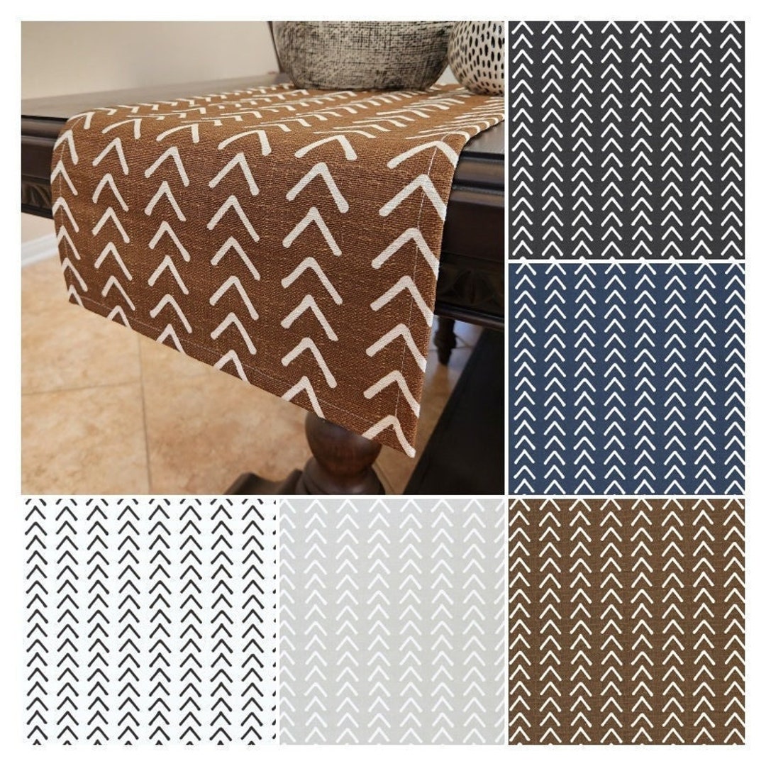 Boho Table Runner, Custom Size Table Centerpiece, Fabric Table Runner ...