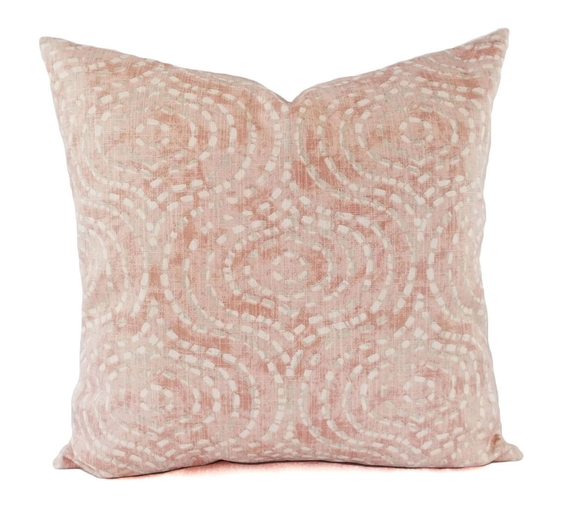 Two Blush Pink Pillow Covers Decorative Pillow Covers - Etsy
