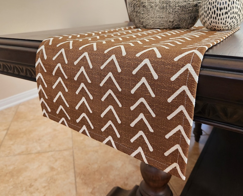 Boho Table Runner Custom Size Table Centerpiece Fabric - Etsy