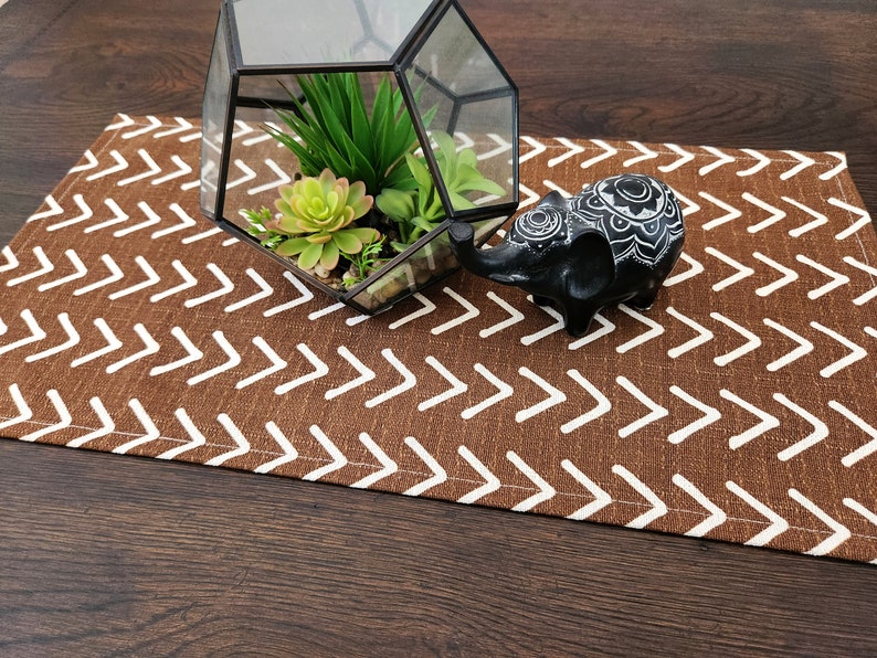 Boho Table Runner Custom Size Table Centerpiece Fabric - Etsy