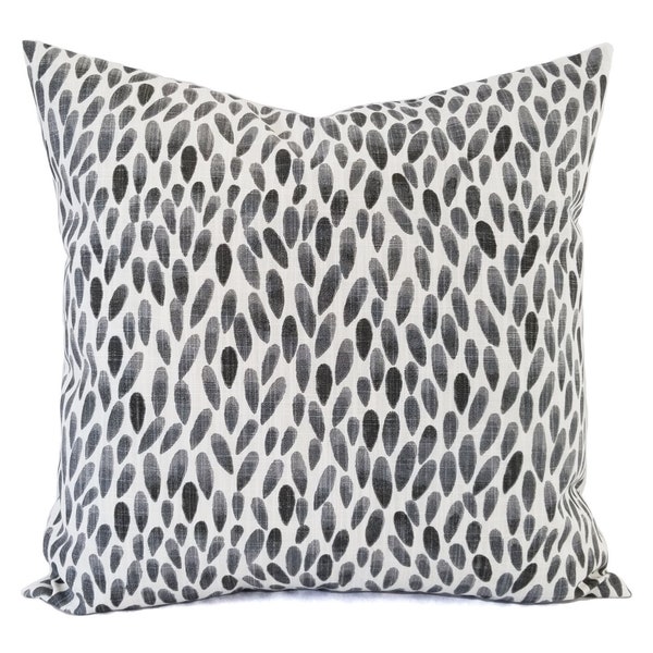 Charcoal Gray Pillow - Etsy