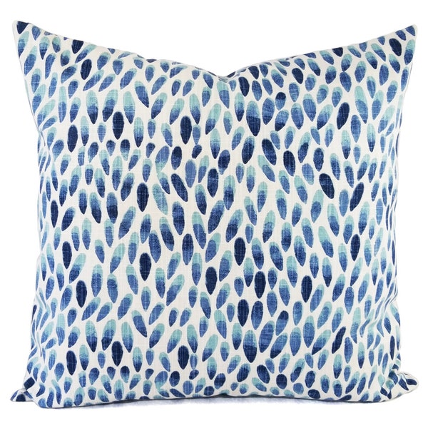 Dark Blue Pillow - Etsy