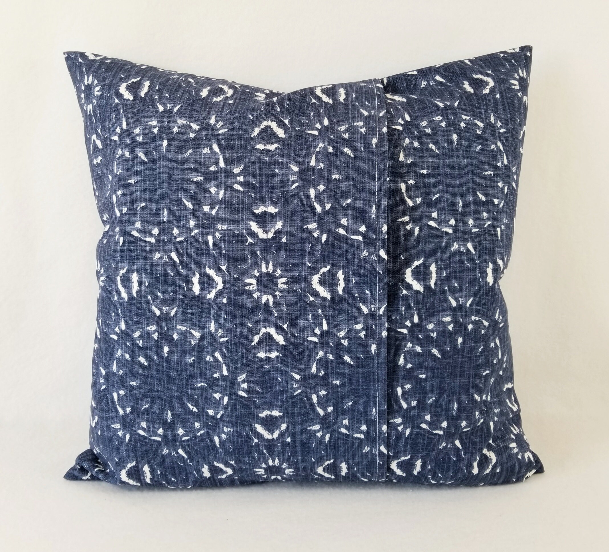 Two Blue Pillow Covers Blue White Pillow Covers Custom | Etsy