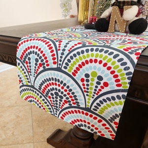 Custom Table Runner, Custom Size Table Centerpiece, Fabric Table Runner ...