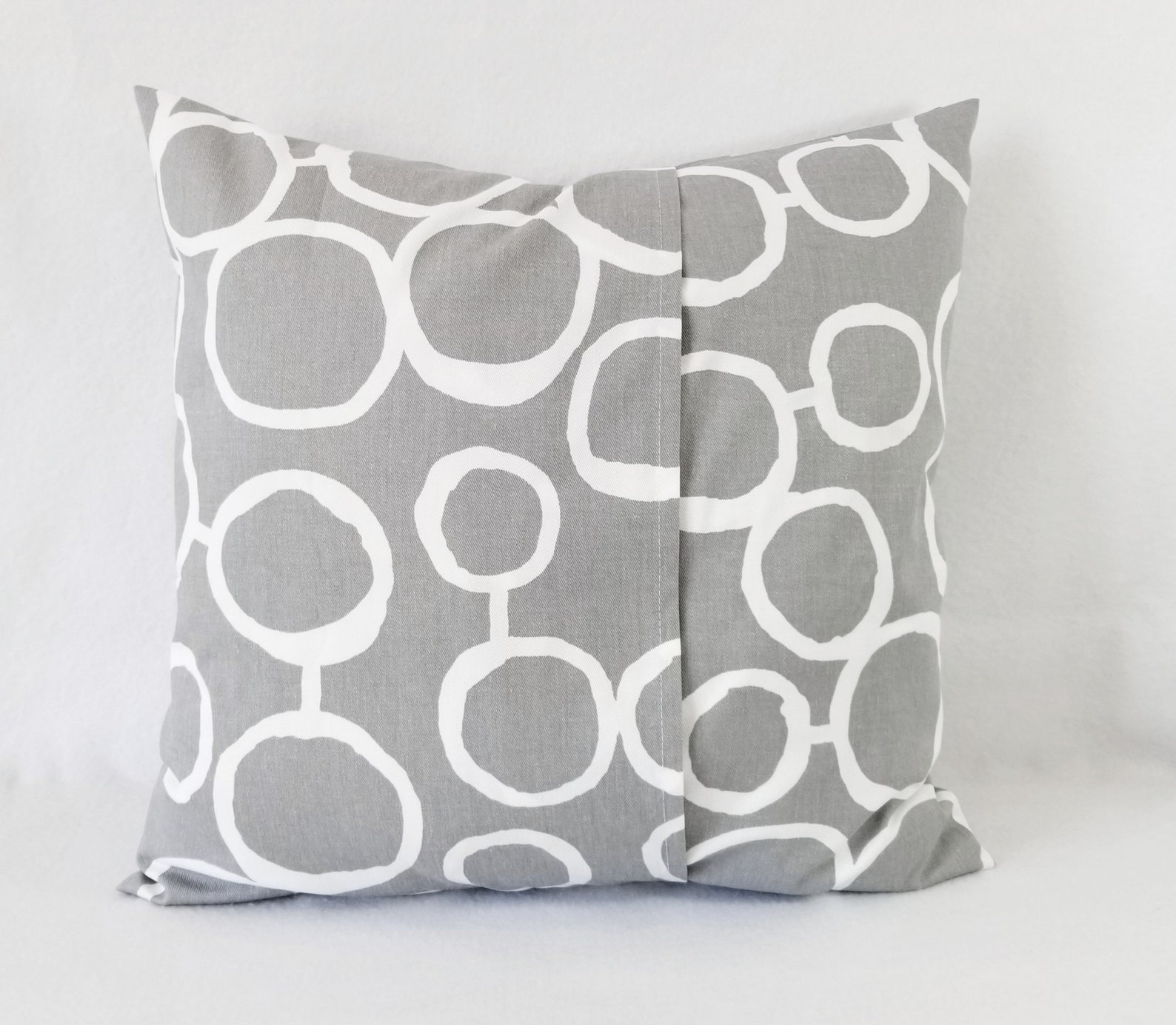Two Grey and White Geometric Pillows Decorative Throw - Etsy