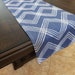Blue Table Runner, Custom Size Table Centerpiece, Fabric Table Runner ...