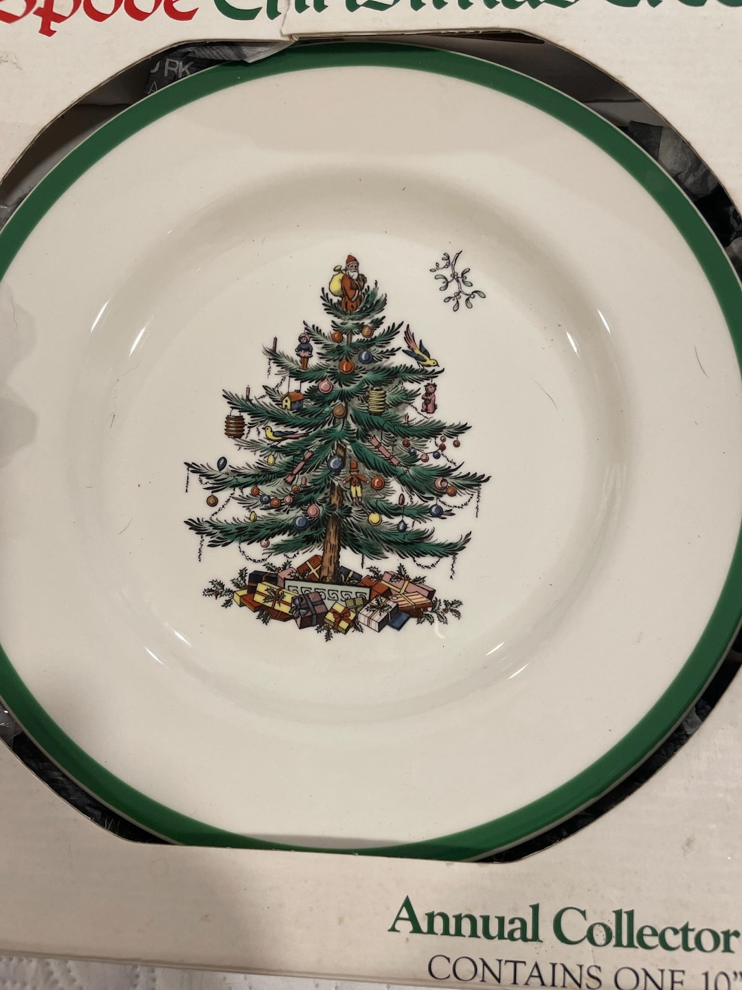 Spode Annual Christmas Tree Plate W/original Box. - Etsy