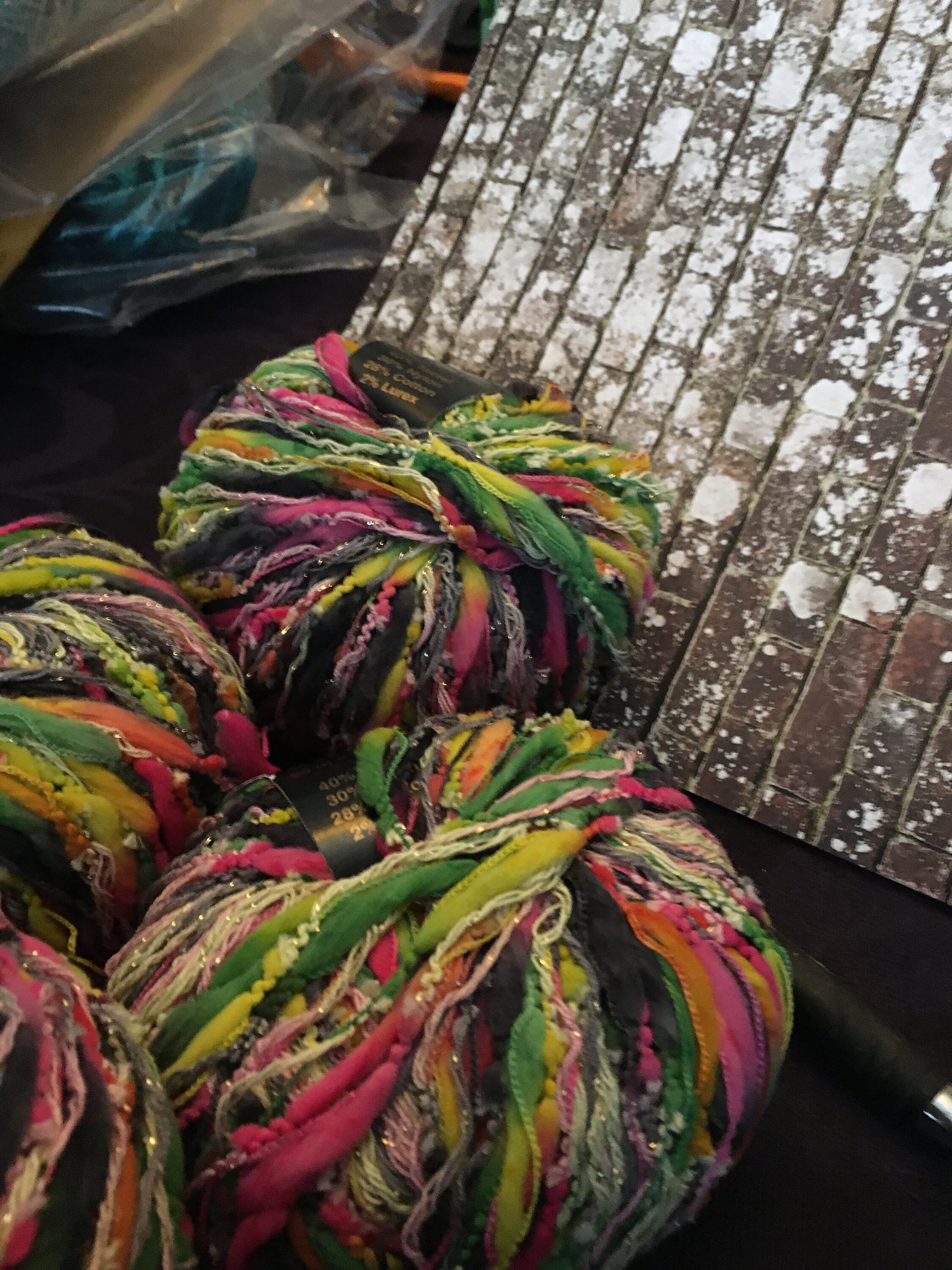 Crafts Yarn KARABELLA JEWELS BULKY WT TACTEL/NYLON/COTTON YARN