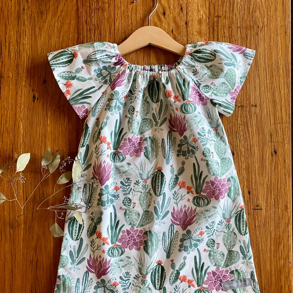 Cactus Dress Girl - Etsy