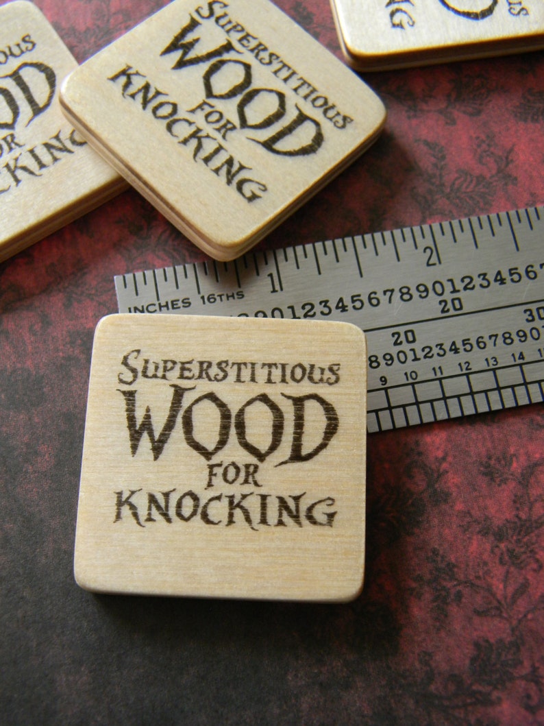 Knock on Wood Superstitious Wood for Knocking | Etsy