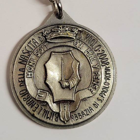 Catholic Saint Paul The Apostle Pewter Keychain. - Gem