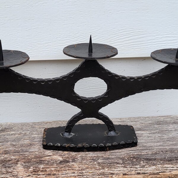 Hand Forged Candelabra - Etsy