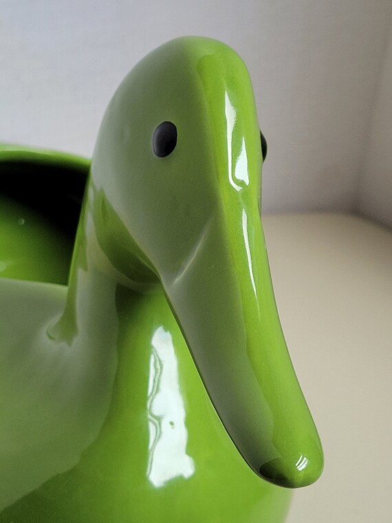 Rare Vintage Large Ceramic Duck Flower / Herb Planter - Etsy