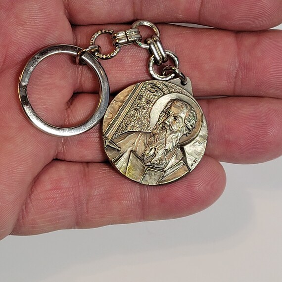Catholic Saint Paul The Apostle Pewter Keychain. - Gem