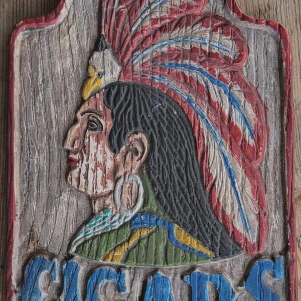 Cigar Store Indian - Etsy