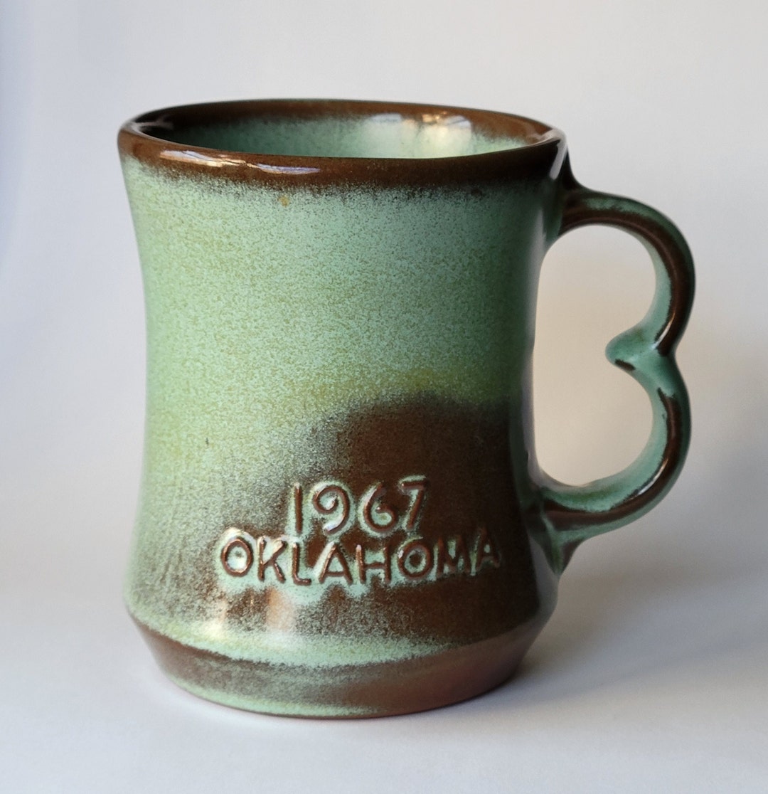 Handmade Original 1967 OKLAHOMA Pottery, Coffee Mug, Coffee Cup ...