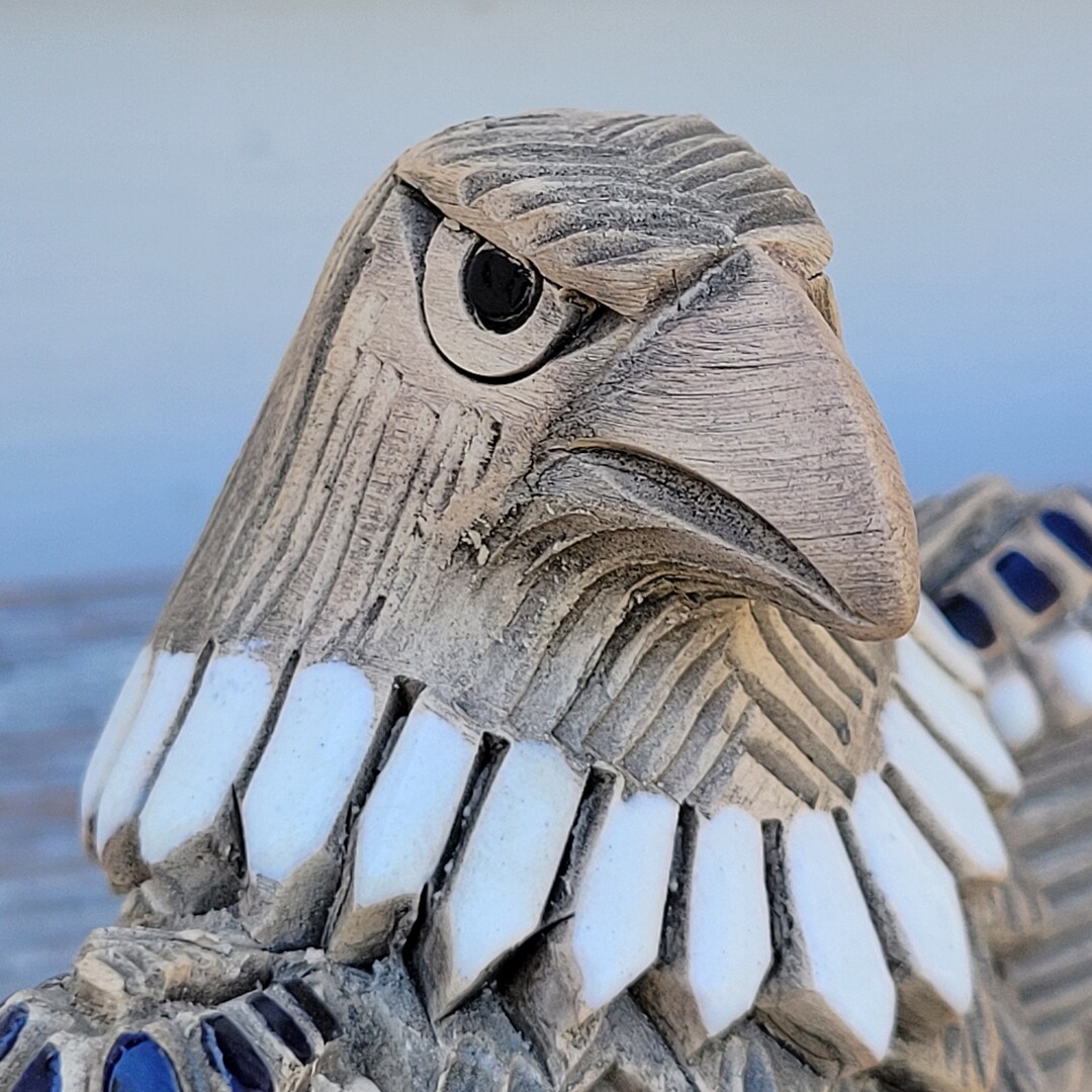 Collectible Vintage Artesania Rinconada Eagle Small Figurine Uruguay ...