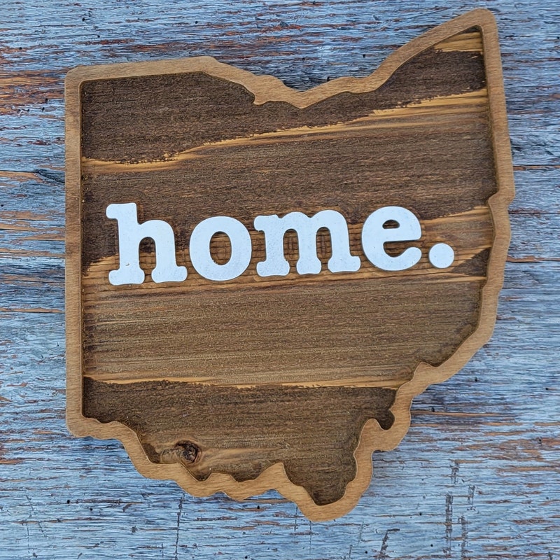 Ohio Wood Sign - Etsy