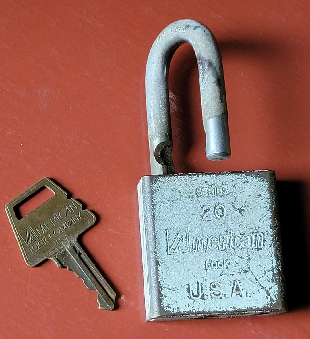 Vintage Padlock With 1 Brass Key by American Lock Company U.S.A ...