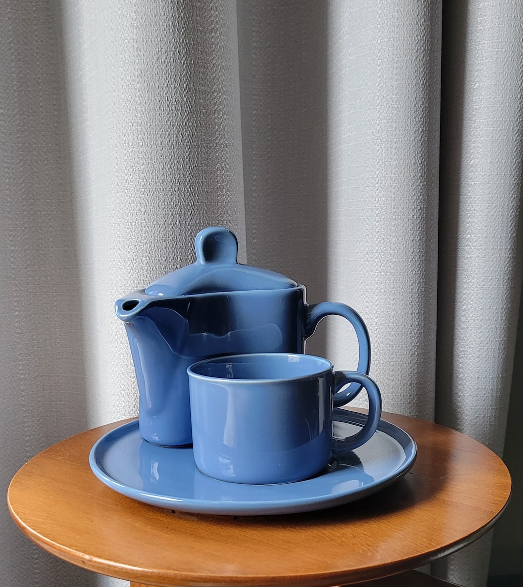 Vintage Personal Tea Set, Tea Set for One, Ceramic Pitcher / Teapot ...