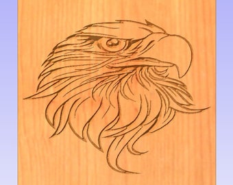 Bald Eagle 2.5 D CNC Router G Code Cut File Immediate Instant Download ...